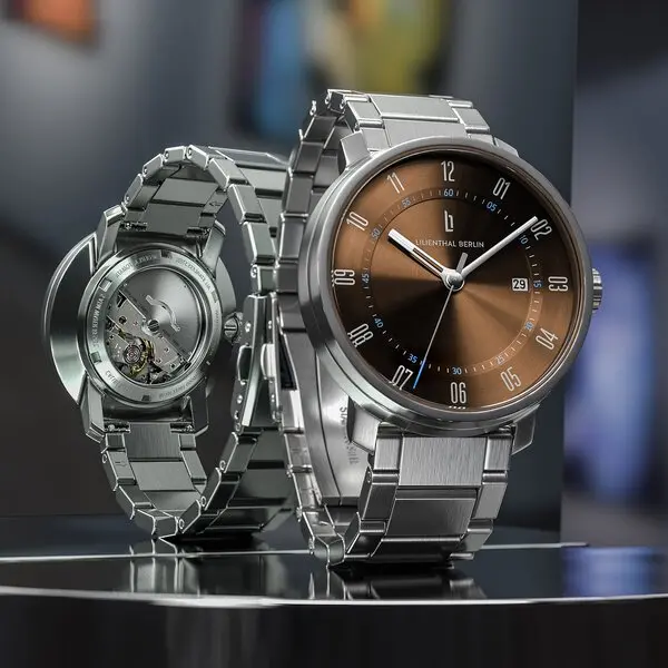 Lilienthal Berlin Neolux Silver Stainless Steel Silver Brushed