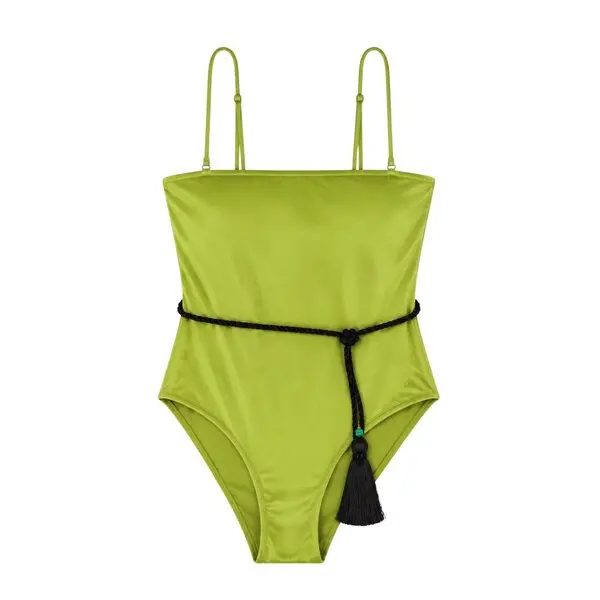 LUISADELMAR SWIMWEAR Janni One-piece In Wasabi - Green
