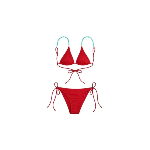 LUISADELMAR SWIMWEAR Chimi Bikini In Cherry