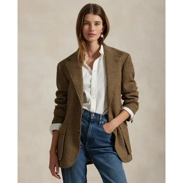 Ralph Lauren The Rl67 Herringbone Tweed Jacket