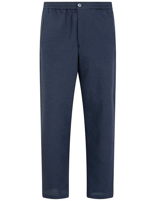EMPORIO ARMANI SUSTAINABLE Pantaloni Gamba Dritta - Blue