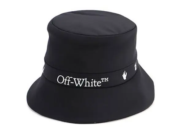 Off-White Ow Logo Bucket Hat - Black