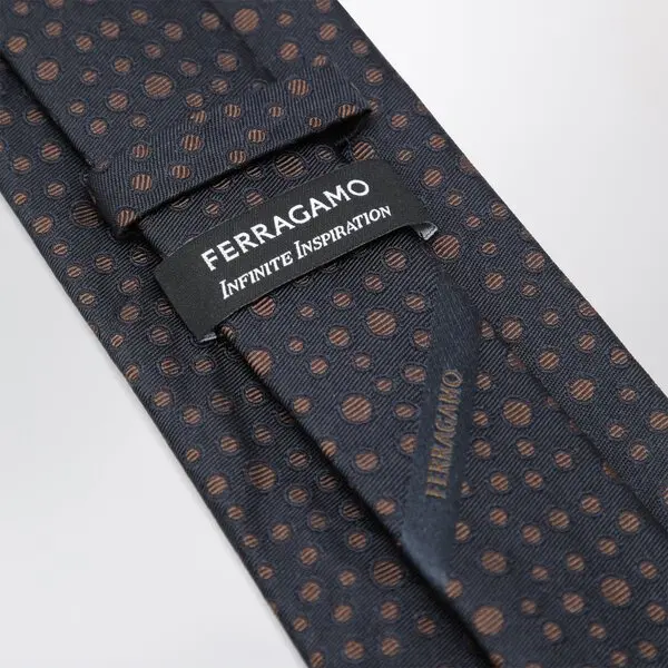 FERRAGAMO Polka-dot Silk Tie - Multicolor