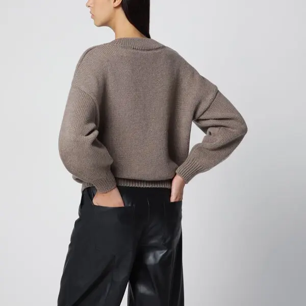 ROTATE BY BIRGER CHRISTENSEN Wool And Cashmere V-neck Sweater