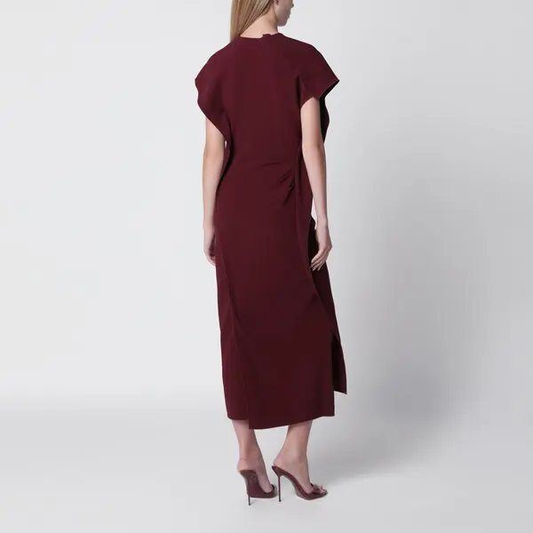 Victoria Beckham Stretch Cady Ankle-length Dress - Red