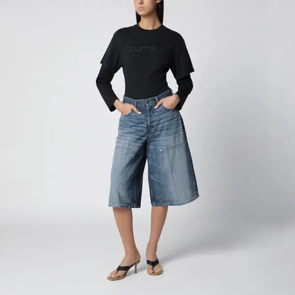COURREGES Double-sleeve T-shirt