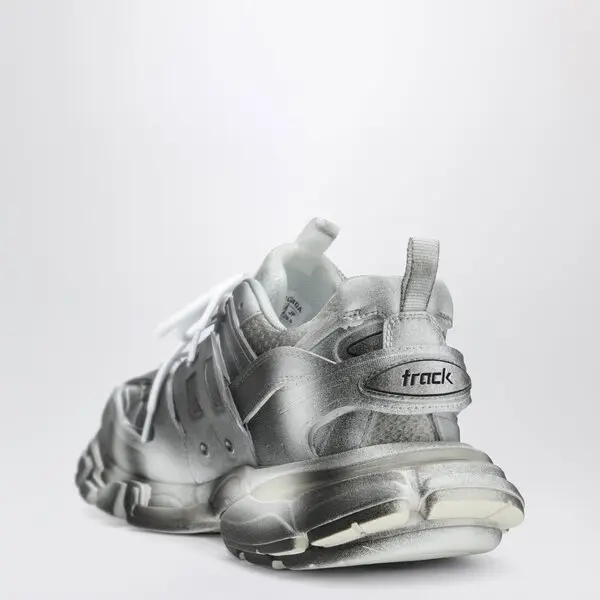 Balenciaga Track Stencil Logo Sneakers - Black