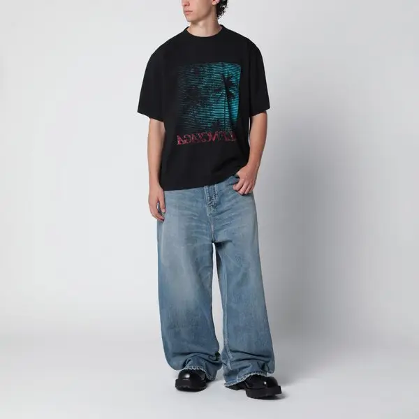 Balenciaga Baggy Jeans In Cotton Denim