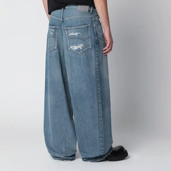 Balenciaga Baggy Jeans In Cotton Denim