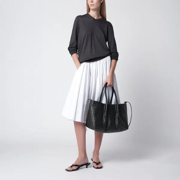 Bottega Veneta Large Pinacoteca Tote Bag - Black