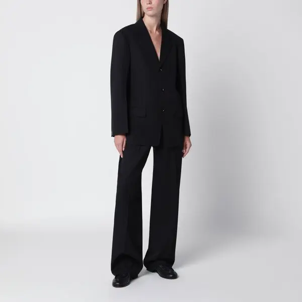 Bottega Veneta Grain De Poudre Wool Single-breasted Jacket