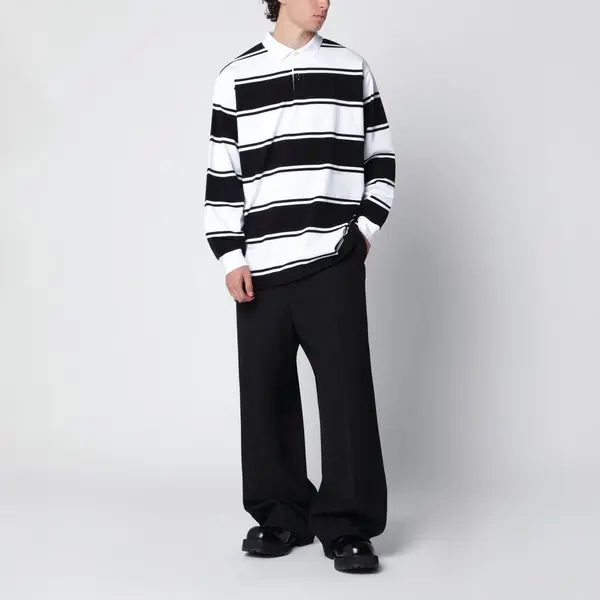 Balenciaga Wide-leg Tailored Trousers In Twill