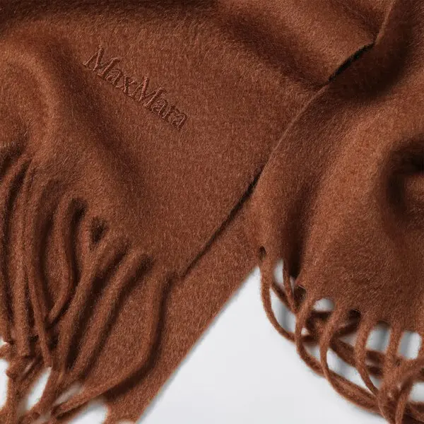 Max Mara Leather- Cashmere Scarf