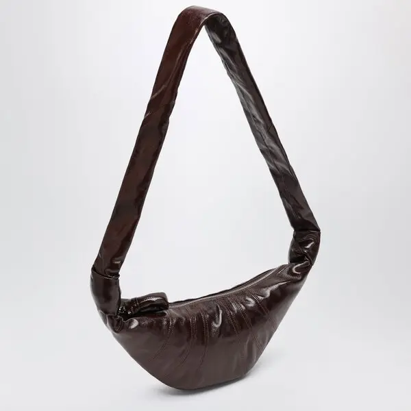 LEMAIRE Small Croissant Bag In Coated Cotton