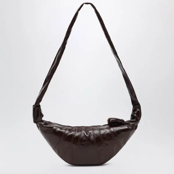 LEMAIRE Small Croissant Bag In Coated Cotton
