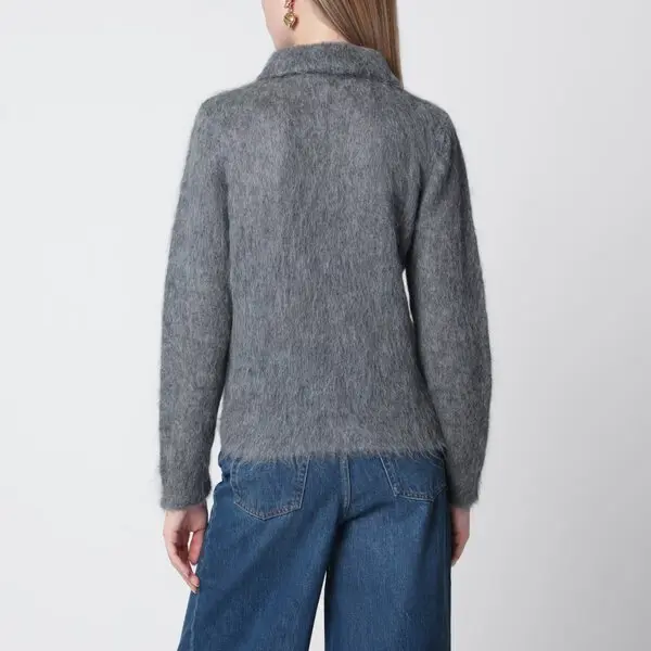 Chloé Smoke Alpaca-blend Cardigan