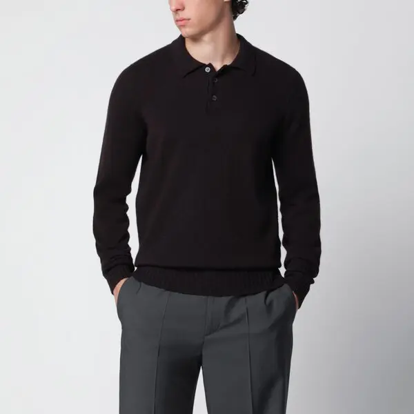 DRUMOHR Wool Polo Sweater