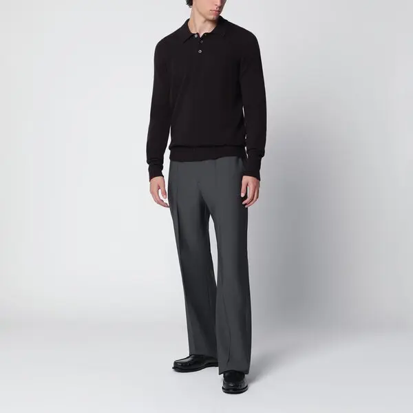 DRUMOHR Wool Polo Sweater