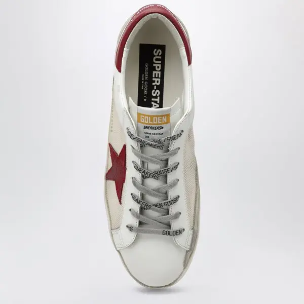 GOLDEN GOOSE Super-star Sneakers In /white/red