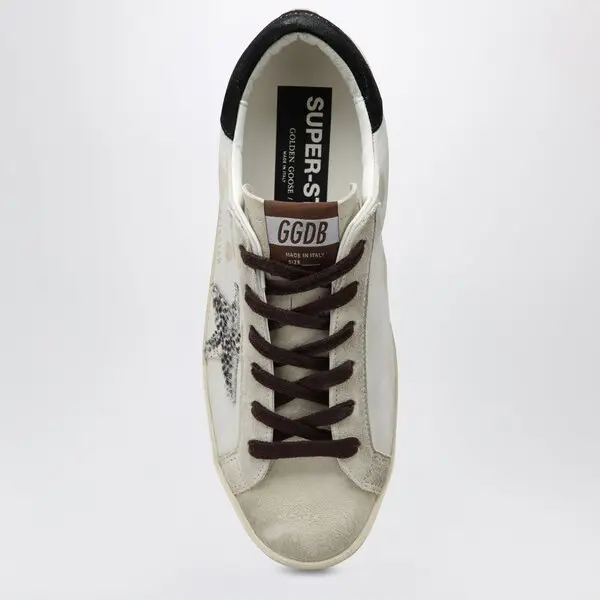 GOLDEN GOOSE Super-star Sneakers With Animal-print Star