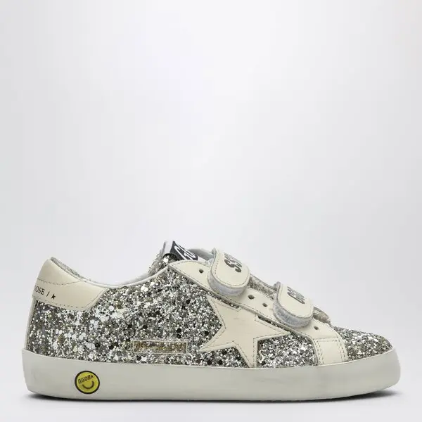 GOLDEN GOOSE Old School Glitter Sneakers - Grey