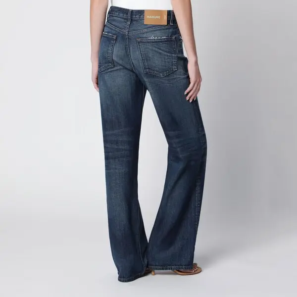 HAIKURE Korea Jeans In Washed Dark Denim