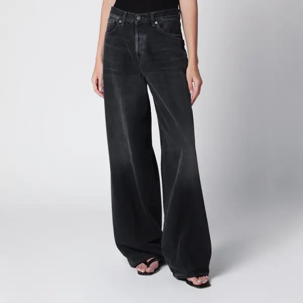 HAIKURE Bethany Wide-leg Jeans In Vintage Denim - Black