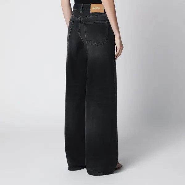 HAIKURE Bethany Wide-leg Jeans In Vintage Denim - Black