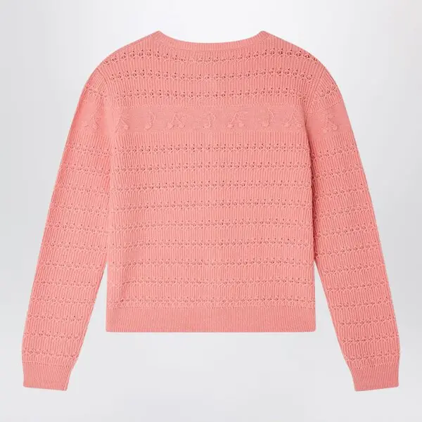 Bonpoint Mia Cardigan With Cherry And Musical Note Motifs