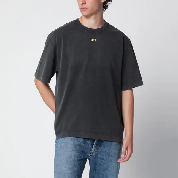 OFF-WHITE™ Off-white Washed T-shirt With Off Logo