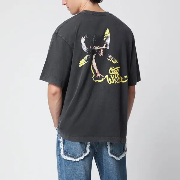 OFF-WHITE™ Off-white Washed T-shirt With Off Logo