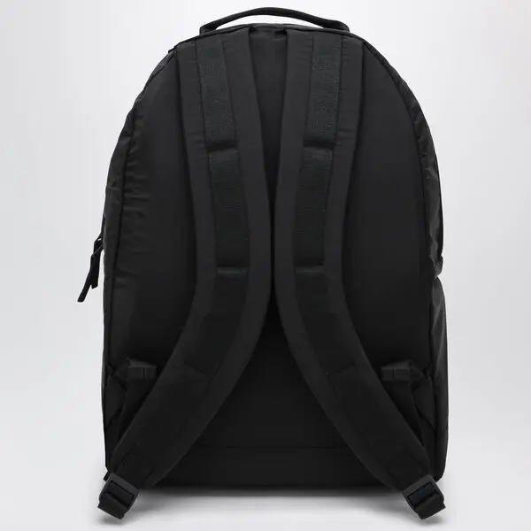 Stone Island Nylon Backpack With Logo Patch - Black