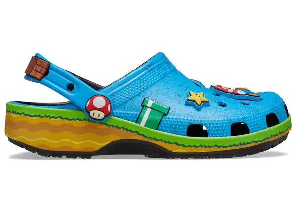 CROCS Classic Clog Super Mario Bros. Super Mario - Multicolor