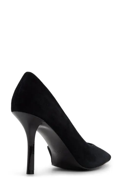 Aldo Kaysie Pointed Toe Half D'orsay Pump - Black