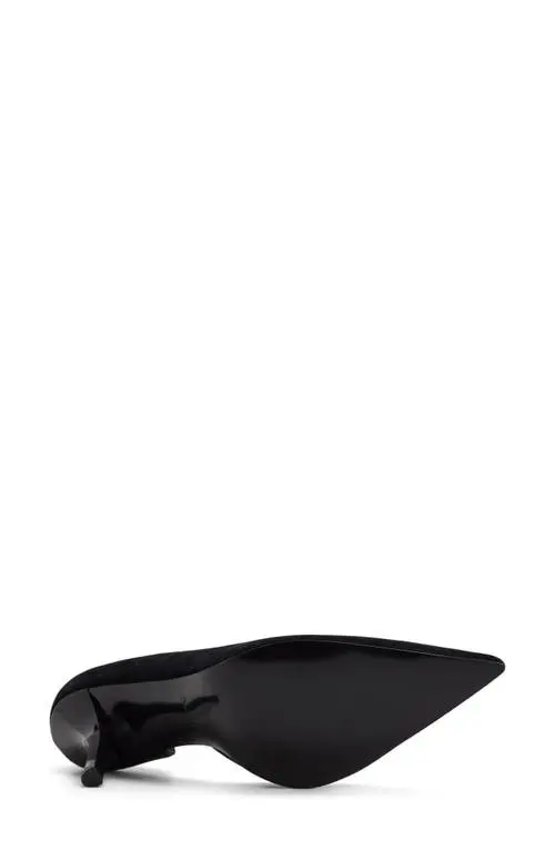 Aldo Kaysie Pointed Toe Half D'orsay Pump - Black