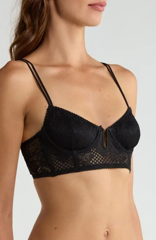 Free People Graphic Edge Demi Longline Bra
