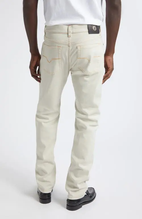 Versace Tapered Leg Jeans - White