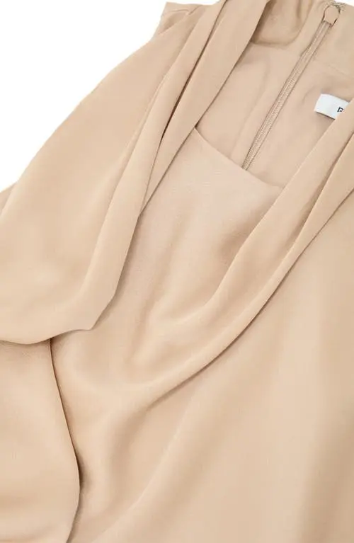REISS Taylor Crepe Scarf Neck Top