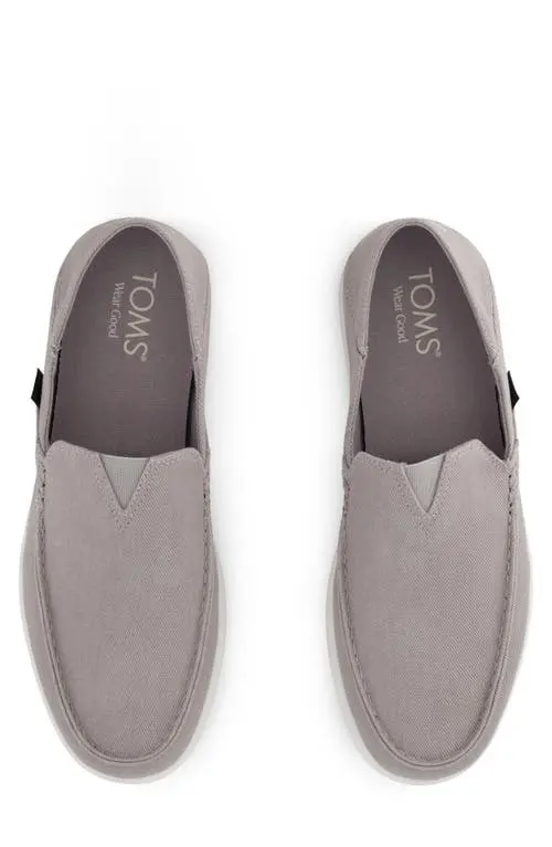 Toms Alonso Slip-on Sneakers With Collapsible Heel - Medium Grey
