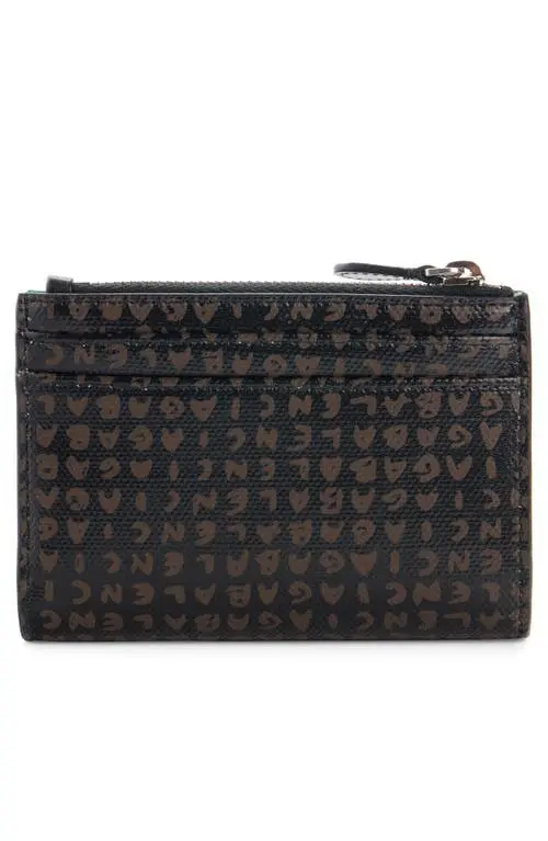 Balenciaga Snob Allover Logo Coated Canvas Bifold Wallet