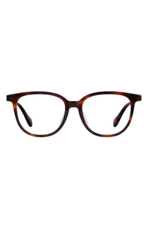 MOHALA EYEWEAR Waipuna 53mm Low Bridge Round Optical Glasses - Cappuccino/clear Lenses