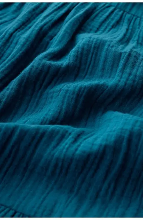 SEASALT CORNWALL Pebble Comb Organic Cotton Double Gauze Dress - Waterscape