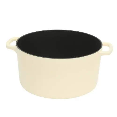 SUR LA TABLE KITCHEN ESSENTIALS Enamel-coated Cast Iron Dutch Oven Pot With Oven-safe Glass Lid