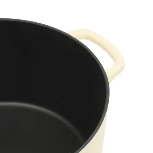 SUR LA TABLE KITCHEN ESSENTIALS Enamel-coated Cast Iron Dutch Oven Pot With Oven-safe Glass Lid