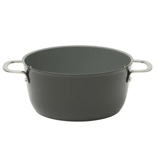 SUR LA TABLE KITCHEN ESSENTIALS Cool Commune Hard-anodized Ceramic Nonstick Forged Aluminum Cookware Set With Glass Lids