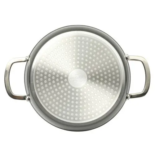SUR LA TABLE KITCHEN ESSENTIALS Cool Commune Hard-anodized Ceramic Nonstick Forged Aluminum Cookware Set With Glass Lids