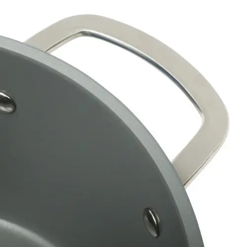 SUR LA TABLE KITCHEN ESSENTIALS Cool Commune Hard-anodized Ceramic Nonstick Forged Aluminum Cookware Set With Glass Lids