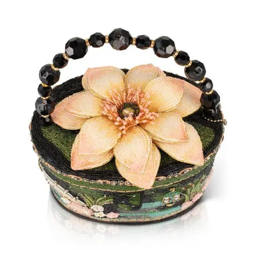 MARY FRANCES ACCESSORIES Floating Lotus Top Handle Handbag