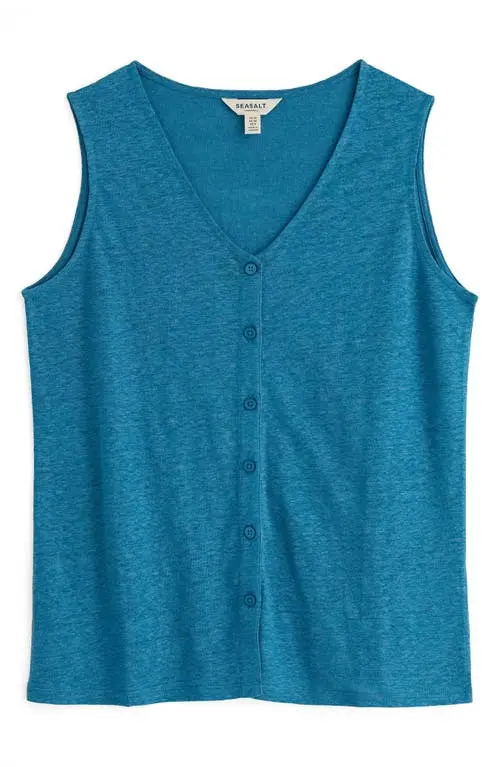 SEASALT CORNWALL Carn Glaze Linen Vest
