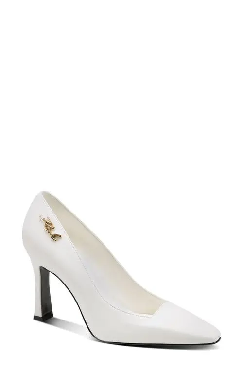 Karl Lagerfeld Paris Stella Pump - Cream